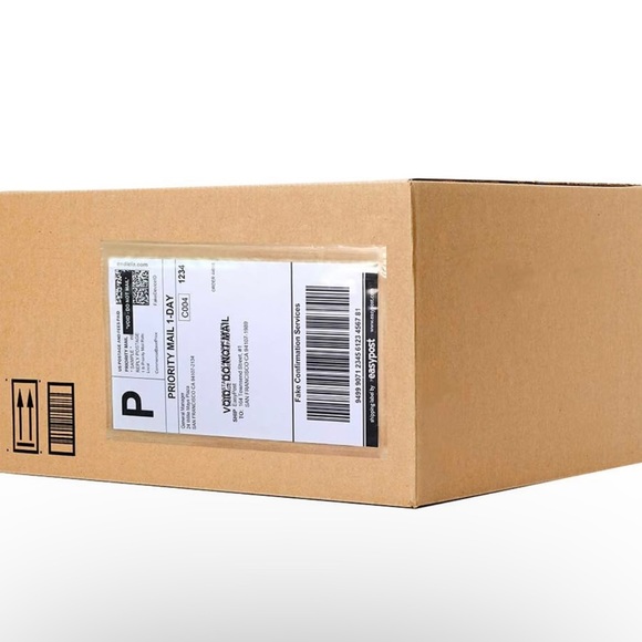 Office | 2 Clear Self Adhesive Shipping Labels Pouches | Poshmark